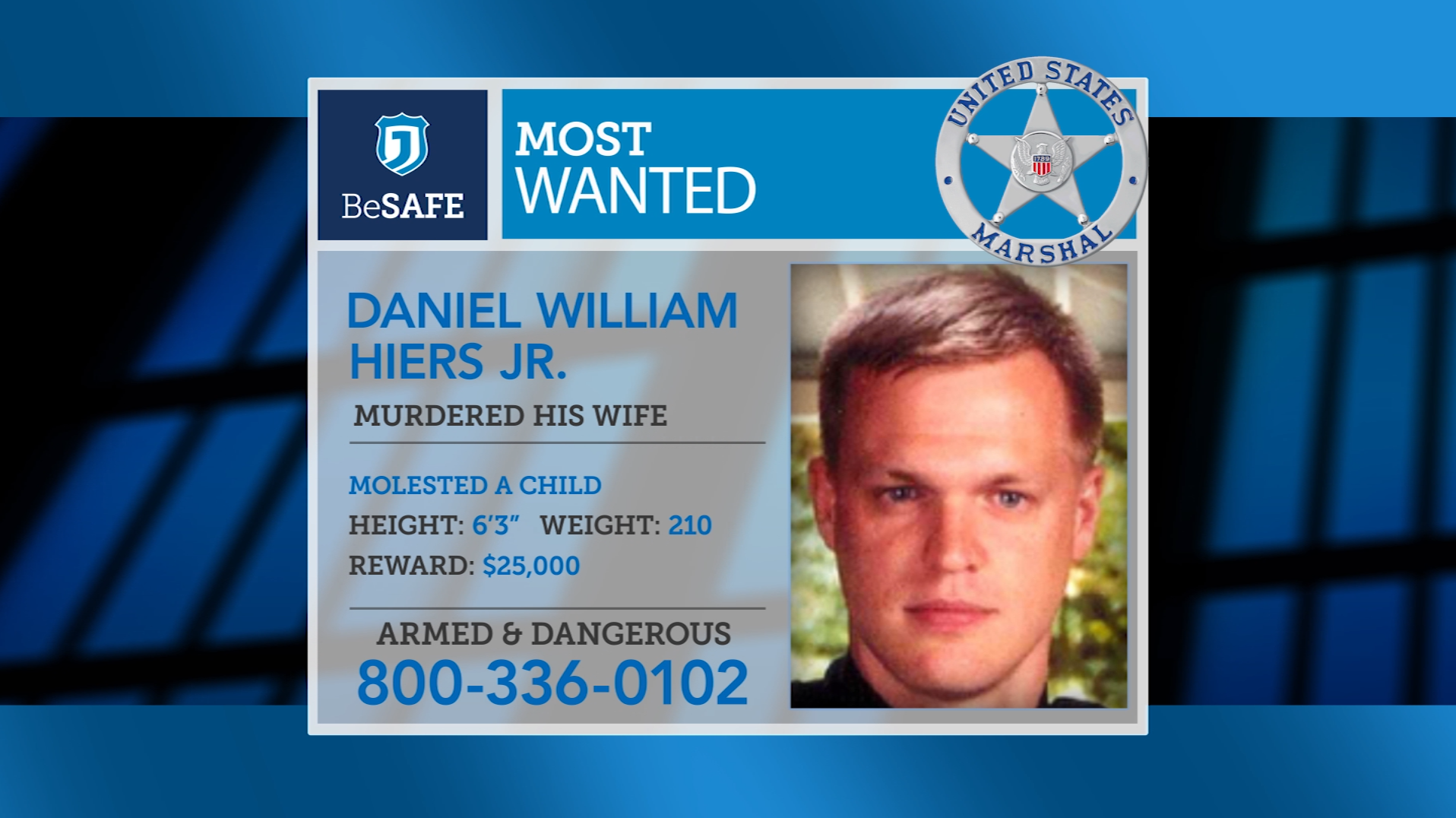 Daniel William Hiers Jr. | Wanted | True Crime Network