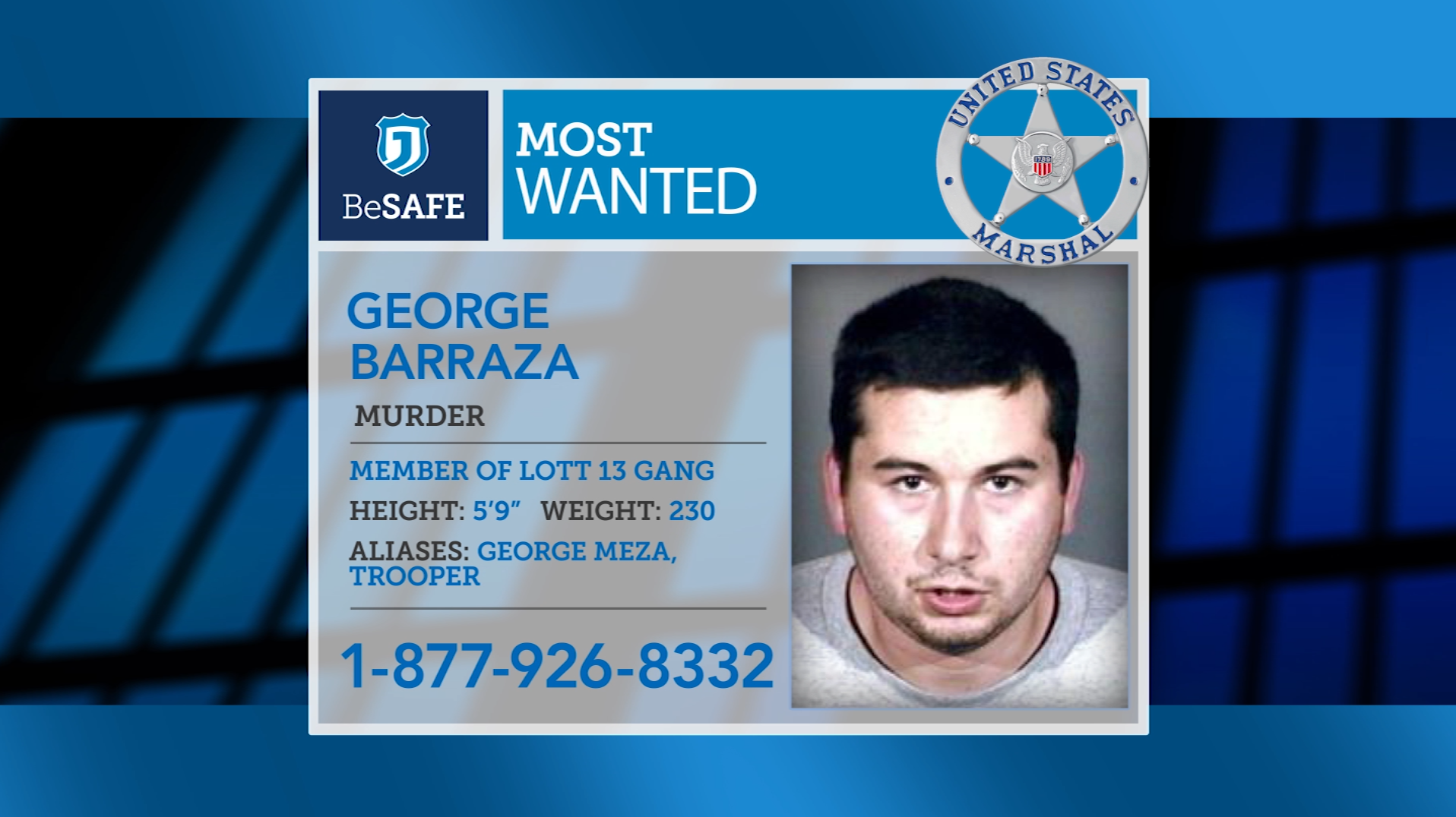 George Barraza | Wanted | True Crime Network